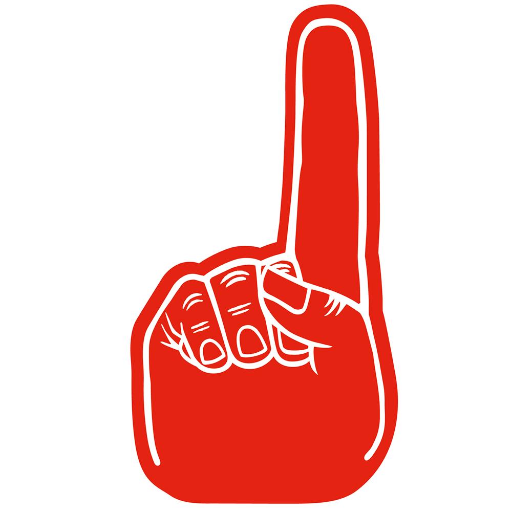 foam finger coloring pages