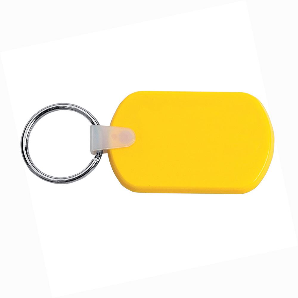 Custom Keychains - Rectangular Soft Key Tag | rushIMPRINT.com
