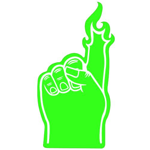 foam finger coloring pages