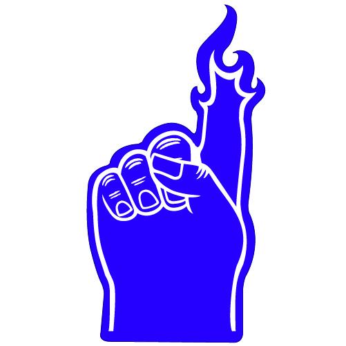 foam finger coloring pages