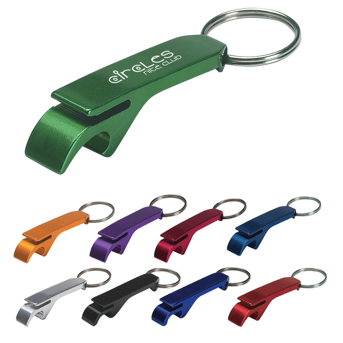 Custom Keychains: Bottle Openers & Lights | rushIMPRINT