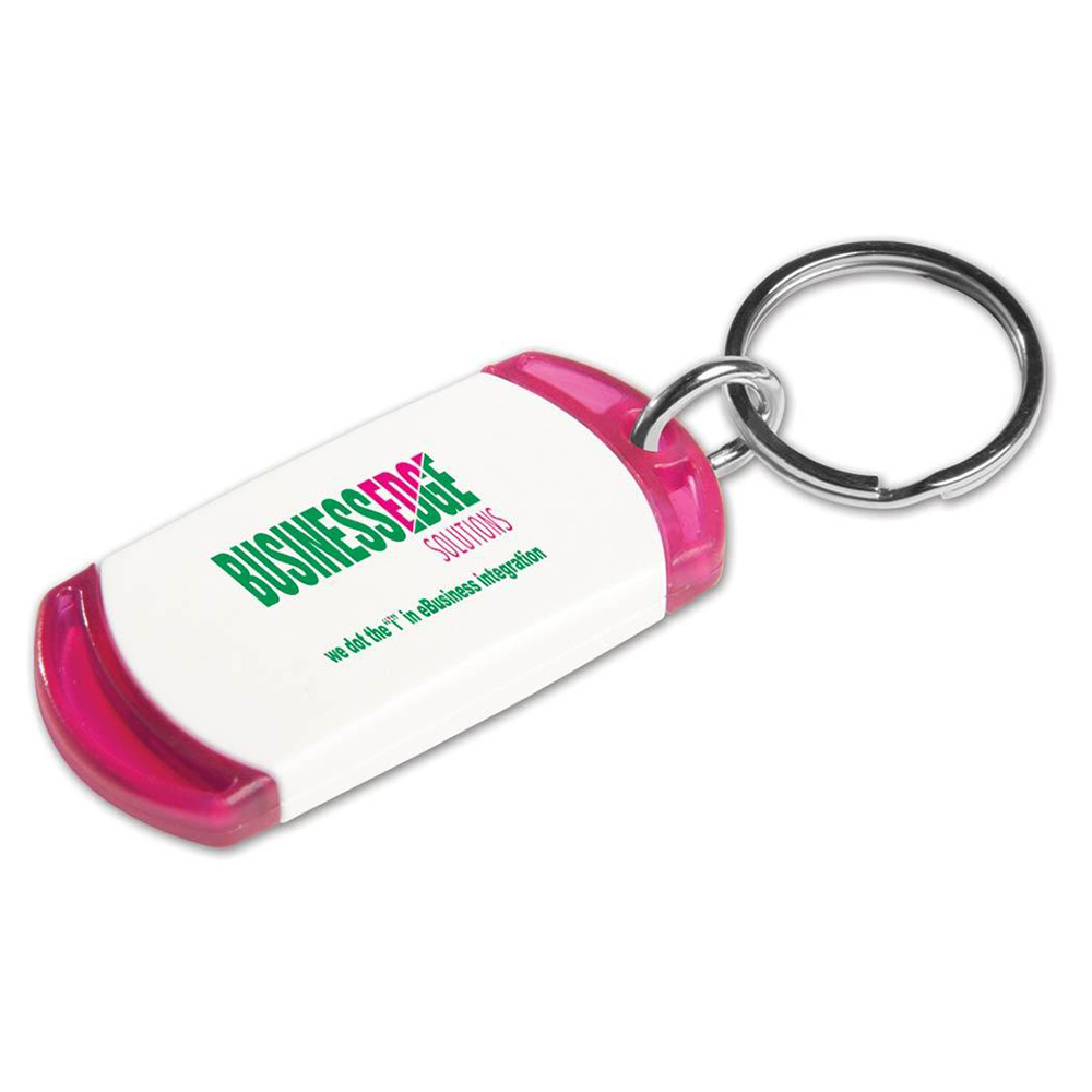 Personalized Plastic Keychains with Logo | rushIMPRINT