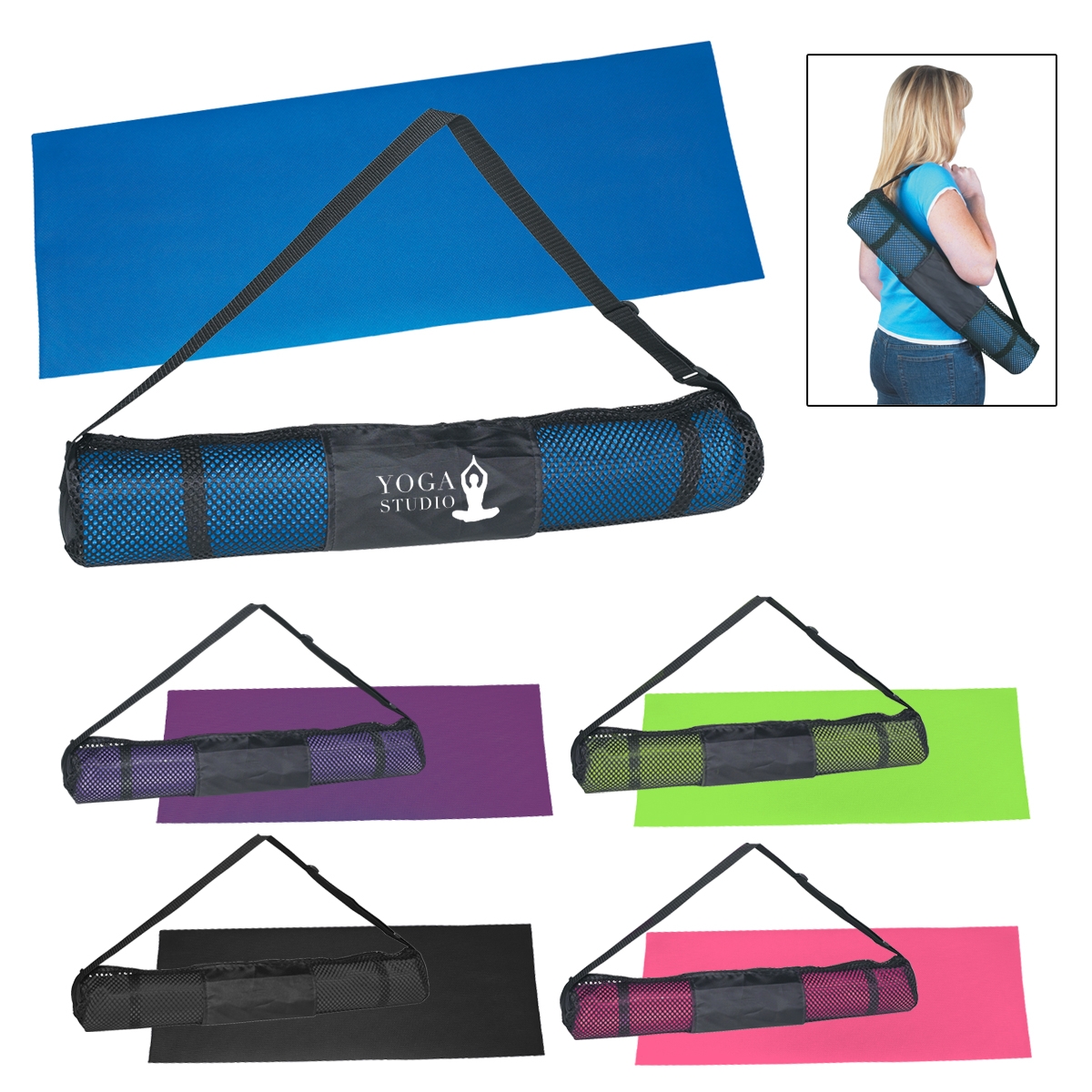 Branded Yoga Mats with Customized Logos | rushIMPRINT