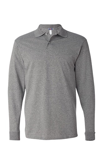Custom Long-Sleeve Polo Shirts with Logos | rushIMPRINT